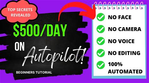Learn The SECRETS To Make Money On YouTube WITHOUT Making Videos In