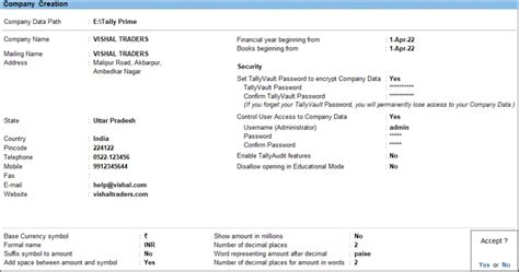 How To Create A Company In Tally Prime