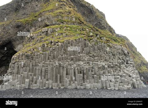 Basalt Columns Texture Stock Photo Alamy
