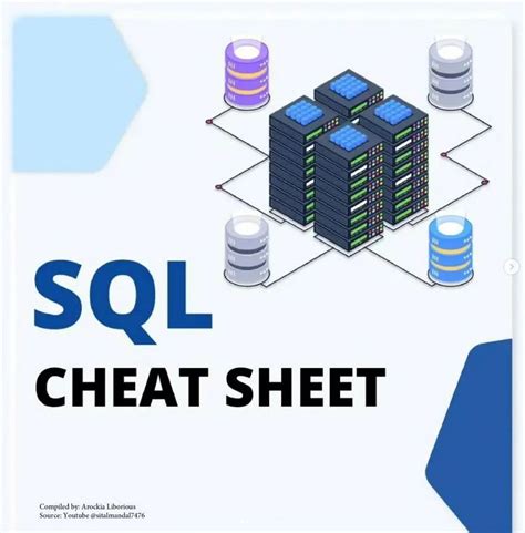 SQL Cheat Sheet More Https T Co IHOv2WHa60 Sql Database Mysql
