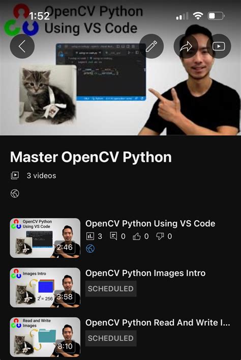 learn opencv in python fast playlist just started today subscribe to get… kevin wood
