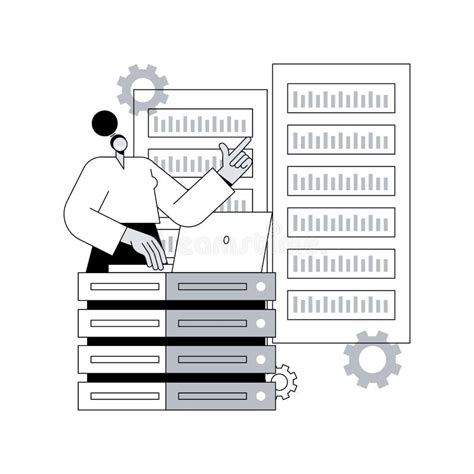 System Administration Abstract Concept Vector Illustration Stock