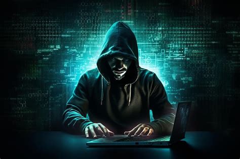 Premium Photo | The Enigmatic Hacker Unveiling the Dark Secrets of the Hood