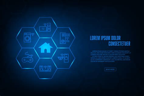 Vector Smart Home Internet Of Things Technology Concept 23217098 Vector Art At Vecteezy