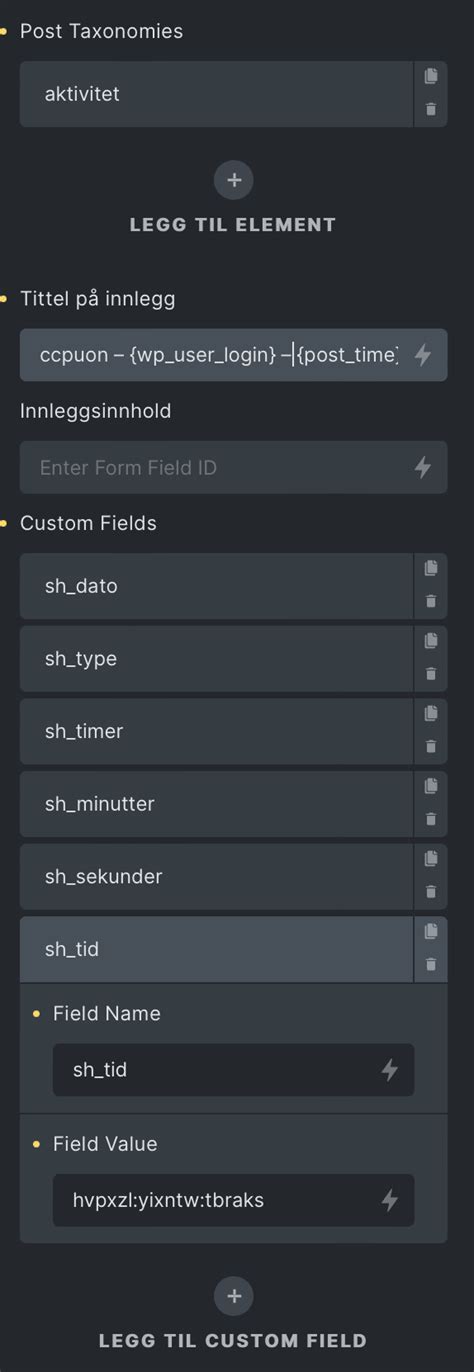 Have Multiple Field Ids In Pro Form Input Value Fields Feature