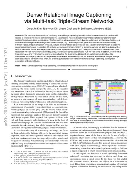 Pdf Dense Relational Image Captioning Via Multi Task Triple Stream