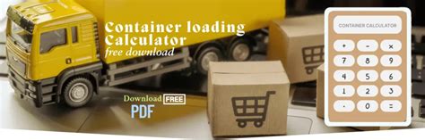 1 Container Loading Calculator Free Download Pdf