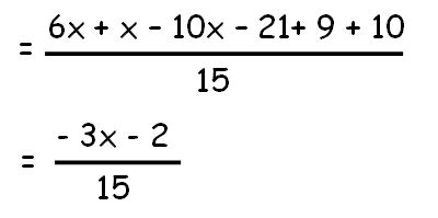 Simplifying Expressions