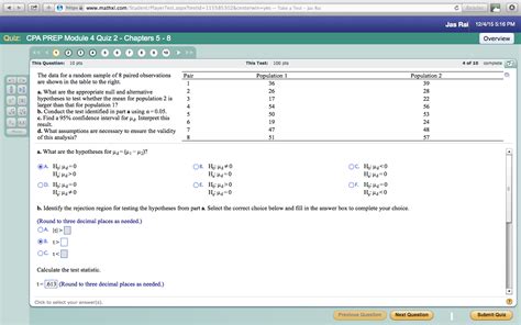 Solved Hypothesis Testing Question Chegg Com