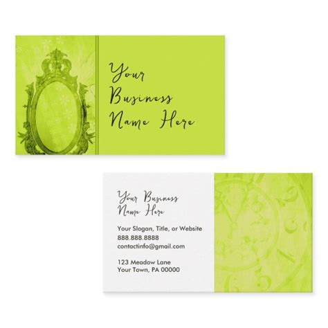 Mirror Business Cards Card Bee