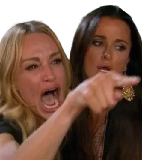 Woman Pointing Meme Png By Dracoawesomeness On Deviantart