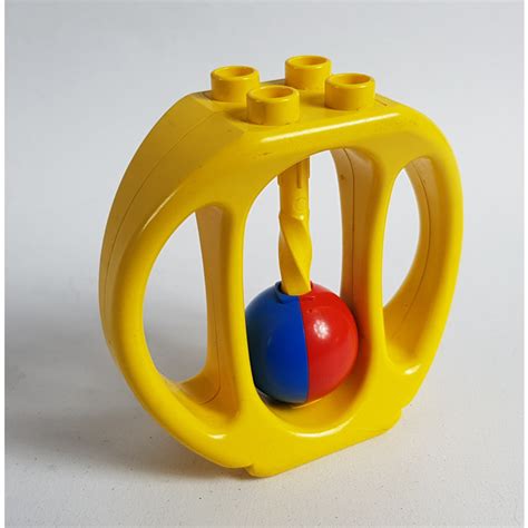 Lego Duplo Oval Rattle With Blue And Red Ball Comes In Brick Owl Lego Marketplace