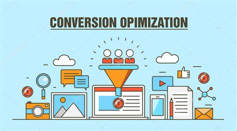 Conversion Optimization Vector Concept Stock Vector Image By ©sammby 113854244
