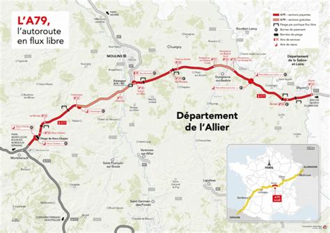 A79 première autoroute de France à péage sans barrière Les Voitures