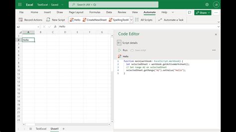 Using Sharepoint To Host And Run Your Excel Office Script Youtube