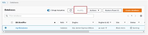 multi az configuration for aws rds sql server