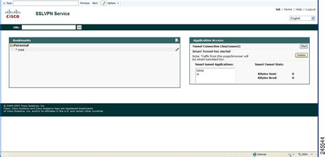 SSL VPN Configuration Guide Cisco IOS Release M T Cisco IOS SSL VPN Smart Tunnels Support