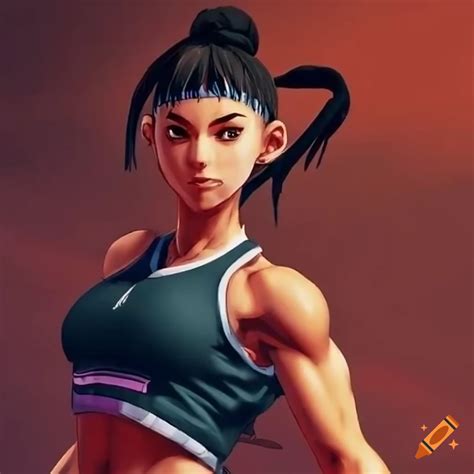 Ibuki From Street Fighter Wearing Adidas On Craiyon