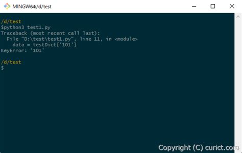 Python 辞書 dict にない値を取得しようとすると KeyError が発生する