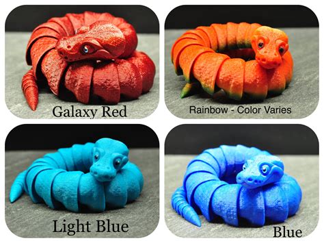 Articulated Ball Python 3d Print Etsy