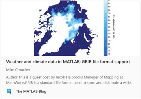 Lisa Kempler On Linkedin Ecmwf Climatescience Matlab Visualization