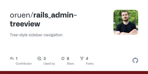 Github Oruenrailsadmin Treeview Tree Style Sidebar Navigation