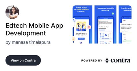 Edtech Mobile App Development By Manasa Timalapura