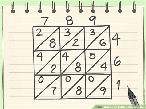 How To Do Lattice Multiplication 6 Steps With Pictures