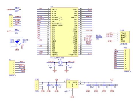 基于swd开发stm32f373电路板 stm32的swd接口电路 csdn博客