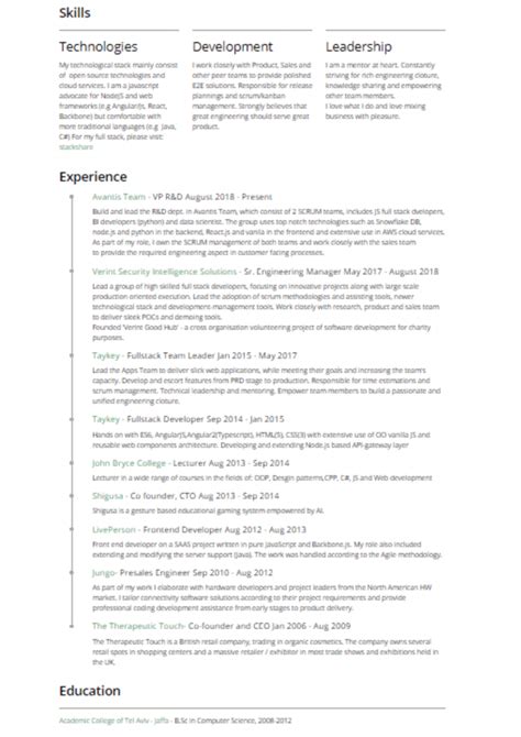 10 Senior React Developer Resume Samples React Resumes