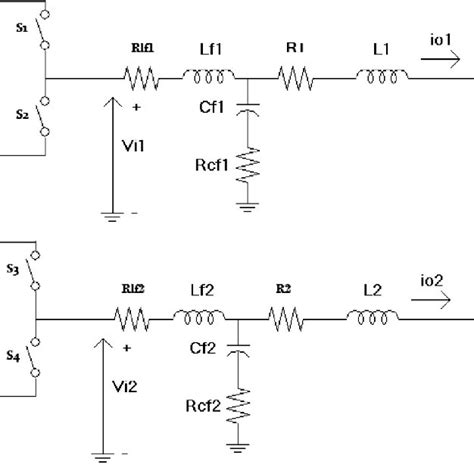 Model Of A System With Two Parallel Connected Pwm Inverters Supplying A Download Scientific