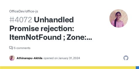 Unhandled Promise Rejection Itemnotfound Zone Task Promisethen