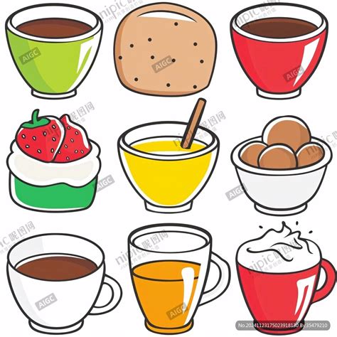 Ai创作图卡通茶饮图标 茶饮店铺卡通图标 茶杯卡通图案 简笔画茶 奶茶手绘卡通 卡通手绘奶茶图案 饮品卡通 卡通饮品 饮品卡通形象 手绘下午茶素材 卡通食品形象 食品喝热饮料 食物动漫素材