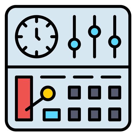 Premium Vector | Control panel vector illustration style