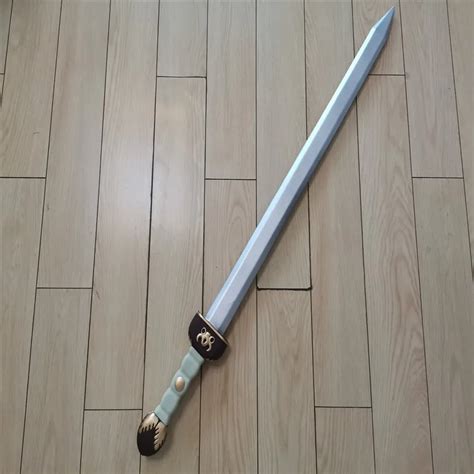 101cm 코스프레 게임 Maxim The Robot Sword 무기 소품 역할 놀이 Maxim The Robot Pu Sword 모델 장난감 무기 의상 및 액세서리