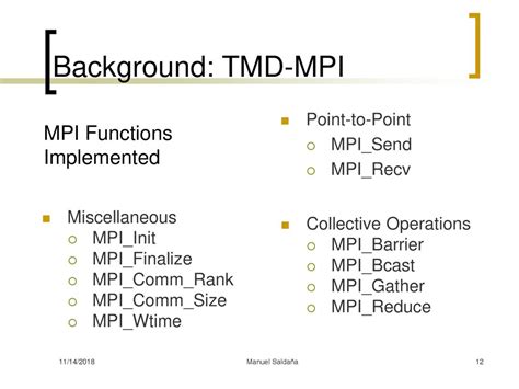 by Manuel Saldaña Daniel Nunes Emanuel Ramalho and Paul Chow ppt download