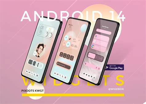 [widget] all new android 14 widgets now on pixdots kwgt r howtomen