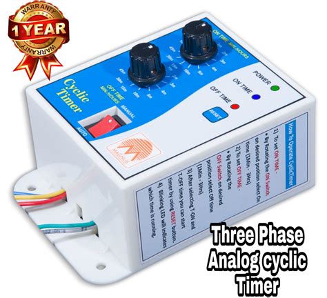 Buy Three Phase Analog Cyclic Timer Online ₹1499 From Shopclues