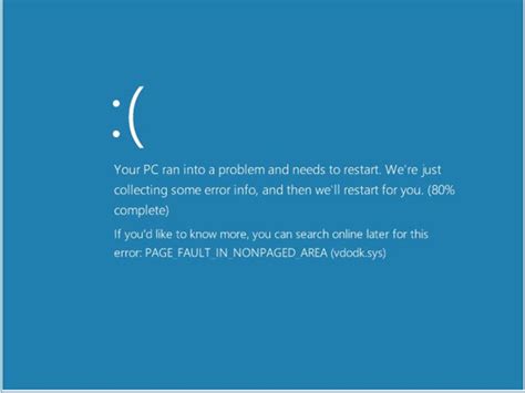 Fix PAGE FAULT IN NONPAGED AREA Blue Screen On Windows