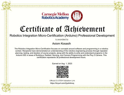 cmra robotics integration technical and vocational education and training