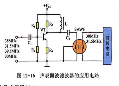 声表面波滤波器的应用电路 信号产生 维库电子市场网