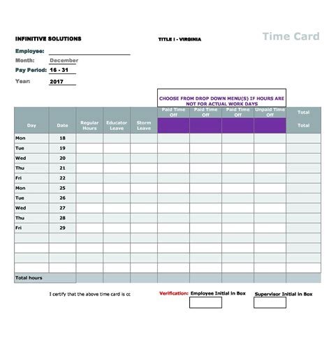 Time Card Templates Free Printable Below You Ll Find A Variety Of Free Time Card Templates For