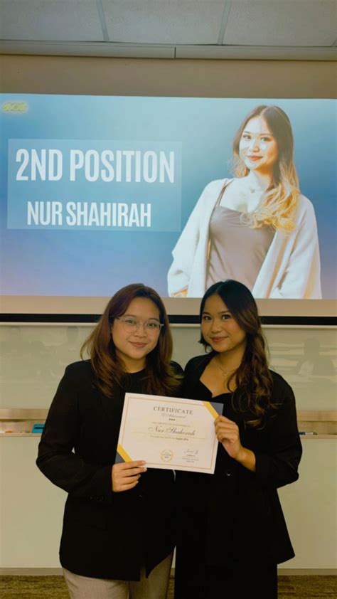 Shahirah Suradi On Linkedin Excited And Grateful To Have Achieved Top 3 In My Group A Big