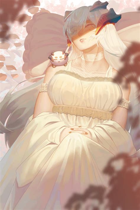 Saria Arknights Drawn By Najashi Danbooru