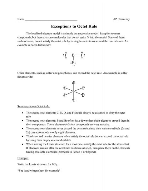 Exceptions To Octet Rulepdf