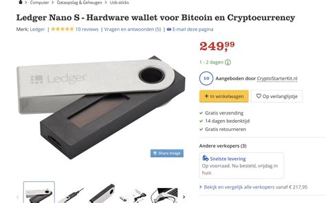 The price of a Ledger Nano since it’s out of stock on official website ...