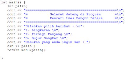 Tugas Logika Algoritma P02 Menghitung Luas Rumus Lingkaran Bujur Sangkar Dan Persegi Panjang