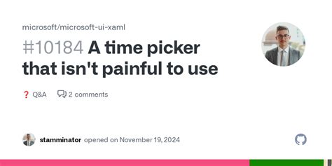 A Time Picker That Isn T Painful To Use Microsoft Microsoft Ui Xaml Discussion GitHub