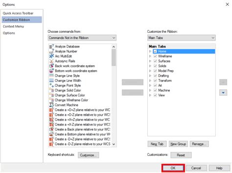 Toolbars Resetting Adding Custom Backup In House Solutions