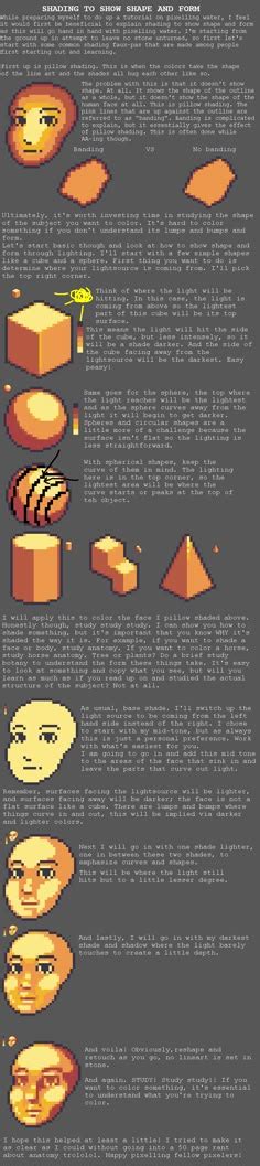 Pixel Art Shading Tutorial Ideas In Pixel Art Pixel Art Tutorial Pixel